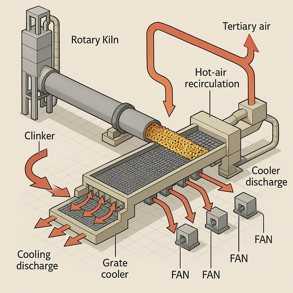 Cement’s quiet fuel saver: How smarter grate coolers pay back fast